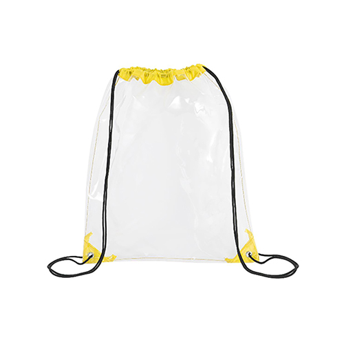 Sam’s Shop Towels Inc. - S12959 CLEAR DRAWSTRING CINCH BACKPACK
